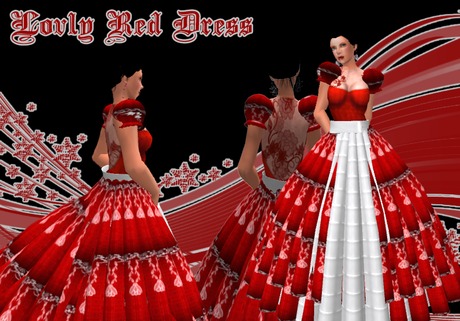 Second Life Marketplace - red beauty dress