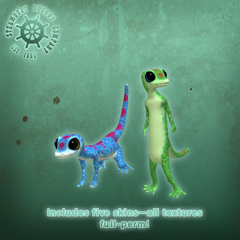 Second Life Marketplace - SEC Micro Gecko - 6-inch Mesh Avatar!