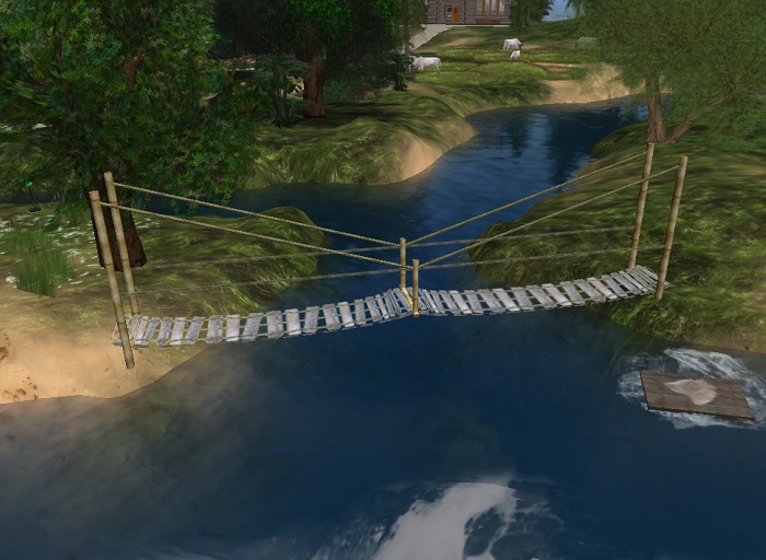 Second Life Marketplace - Bridge - 2m x 20m Texture Changable Straight ...