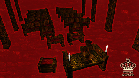 Second Life Marketplace - VAMPIRE WEDDING, CHURCH FURNITURE, LESS PRIMS