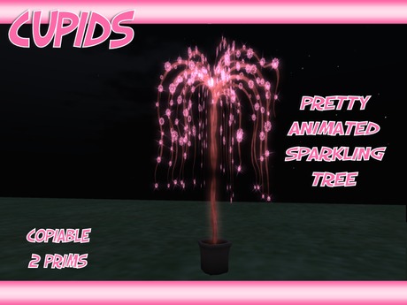Second Life Marketplace - Pretty Pink Animated Sparkling Tree Copiable