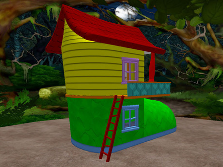Second Life Marketplace - RE Toon Old Shoe House - Fun Home or Playhouse!