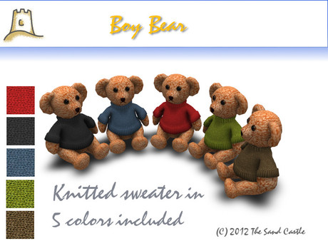 Second Life Marketplace - TSC Boy Bear