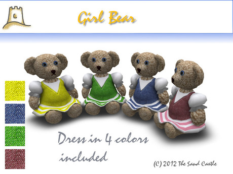 Second Life Marketplace - TSC Girl Bear