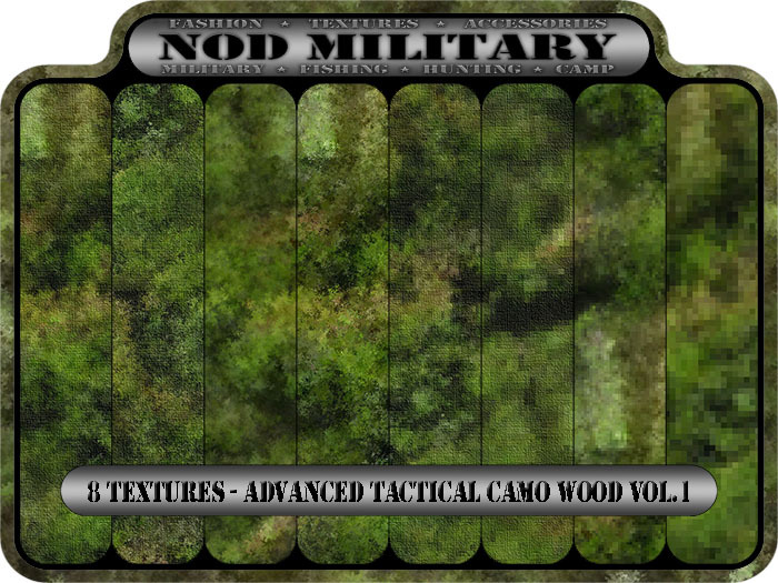 Second Life Marketplace - Nod Military :: Wood ADVANCED TACTICAL CAMO ...