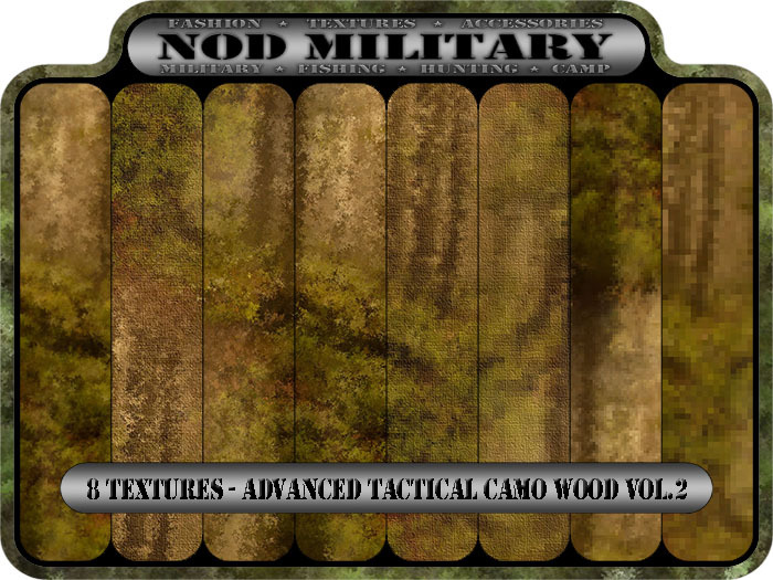 Second Life Marketplace - Nod Military :: Wood ADVANCED TACTICAL CAMO ...