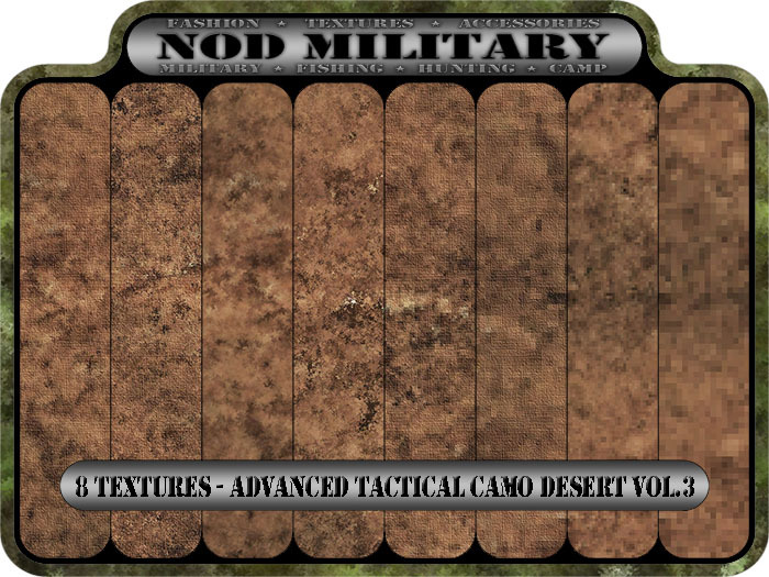Second Life Marketplace - Nod Military :: Desert ADVANCED TACTICAL CAMO ...