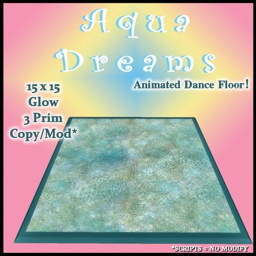 Second Life Marketplace - Club Animated Dance Floor Aqua Dreams Mermaid ...