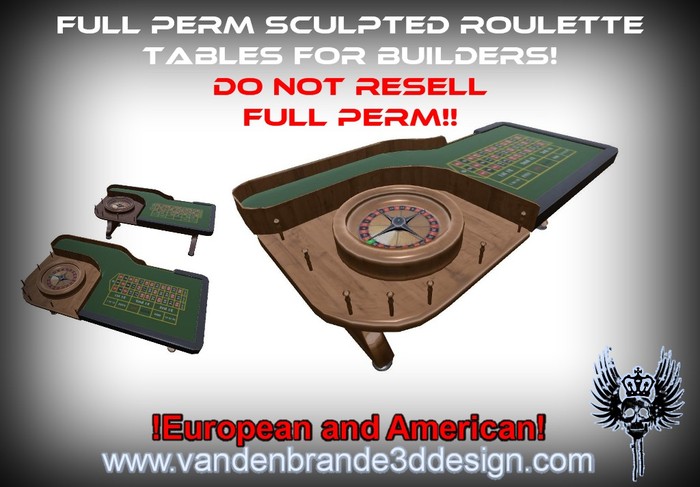 Second Life Marketplace - ~~ Full perm roulette tables + maps ...
