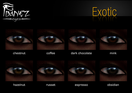 Second Life Marketplace - Ibanez Exotic Eyes - DEMOS