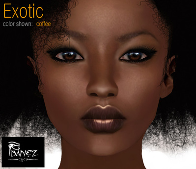 Second Life Marketplace - Ibanez Exotic Eyes - Obsidian