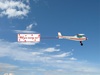 Second Life Marketplace - Airplane with '' Will you marry me?'' banner