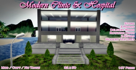 Second Life Marketplace - TFCx ::: Modern Clinic / Hospital
