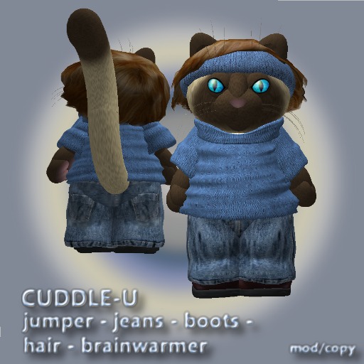 Second Life Marketplace - Cuddle-U jumper and jeans outfit