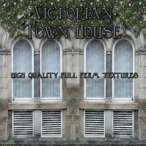 Second Life Marketplace - Victorian Town House Texture Set - 13 Full ...