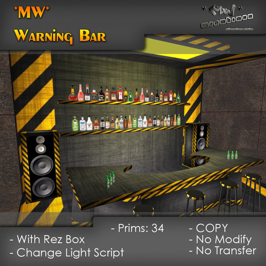 Second Life Marketplace - [NEW] *MW* Warning Bar