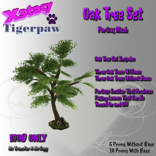 Second Life Marketplace - Xstacy Oak Tree Sale Box 1