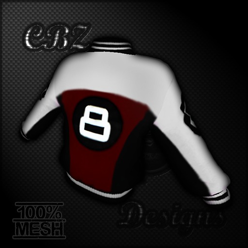 Second Life Marketplace - {CBZ}Red & Black 8 Ball Jacket
