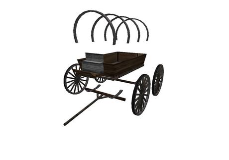 Second Life Marketplace - Old Cart Mesh Full Perm