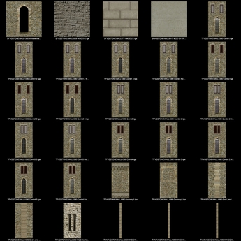 Second Life Marketplace - Medieval Castle Textures, Castle Texture ...