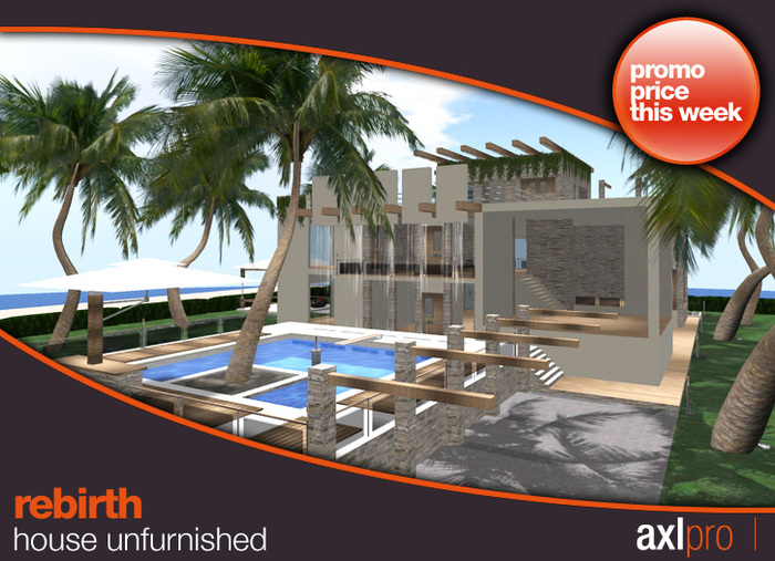 Second Life Marketplace - AXL pro box - Rebirth House Unfurnished