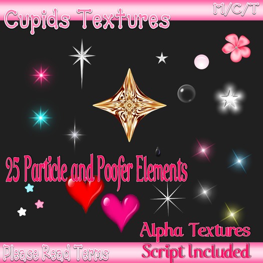 Second Life Marketplace - *Cupids Textures * 25 POOFER AND PARTICLE ...