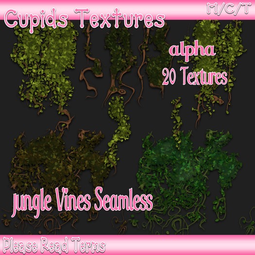 Second Life Marketplace - *Cupids Textures * 20 Seamless Jungle Vines