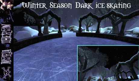 Second Life Marketplace - [Moria'Theron] Winter Season Dark Gothic Ice ...