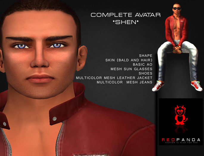 Second Life Marketplace - .:REDPANDA:. COMPLETE AVATAR SHEN (Bag)