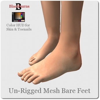 Second Life Marketplace - Blackburns Mesh Bare Feet