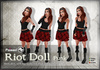 Second Life Marketplace - ::Poised:: Riot Doll Punk - Mesh Skirt ...
