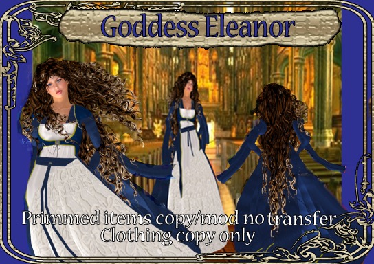 Second Life Marketplace - Goddess Eleanor Blue