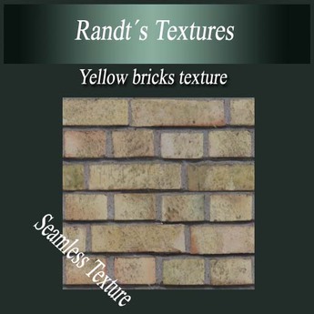 Second Life Marketplace - Yellow Bricks Texture from Randt´s Design ...