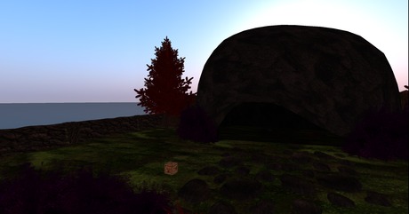 Second Life Marketplace - S.A. Designz Gothic Cave/Waterfall Skybox