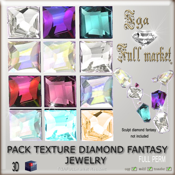 Second Life Marketplace - SCULPT DIAMOND FANTASY JEWELRY