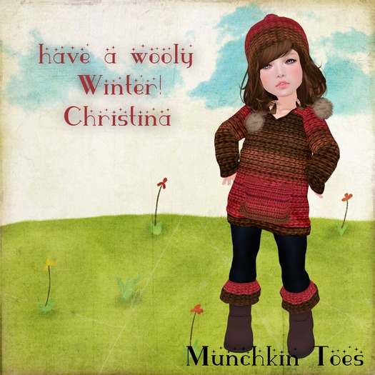 Second Life Marketplace - *munchkin Toes* Wooly Winter Christina