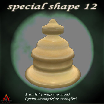 Second Life Marketplace - sculpt special shape 12 full perm 1 prim