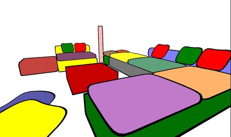 Second Life Marketplace - Cartoon living room