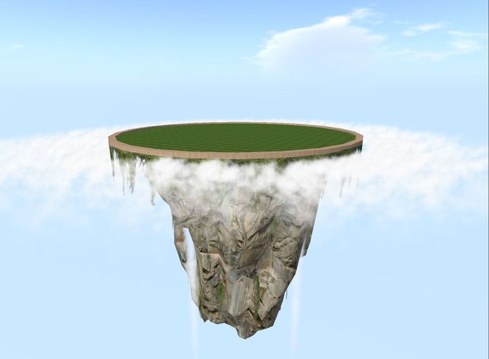 Second Life Marketplace - Sky platform circular 64x64 meter for 4096 m² ...