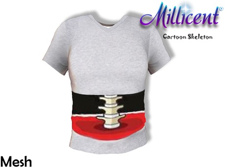 Second Life Marketplace - .:*Millicent*:. Cartoon Skeleton