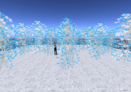 Second Life Marketplace - Emma's Twinkly Icy Forest with Snow Walk Sound