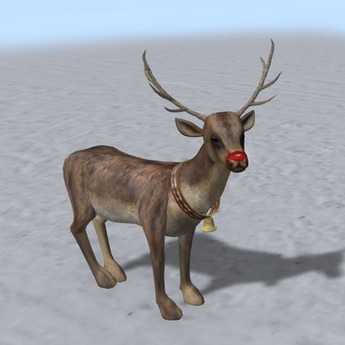 Second Life Marketplace - Rudolf Reindeer - mesh Christmas/sleigh/deer ...