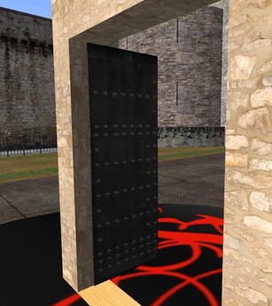 Second Life Marketplace - Castle Door, Heavy Old World Door, Fortress ...