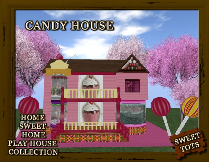 Second Life Marketplace - Home Sweet Home Playhouse Collection~ Candy House