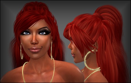 Second Life Marketplace - Birgit Mai's Flexi Hair Fiona Red Pack (BOXED)