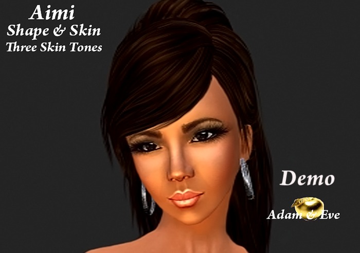 Second Life Marketplace - A&E Aimi 3 Skin Tones 14 Total Skin Make-up ...
