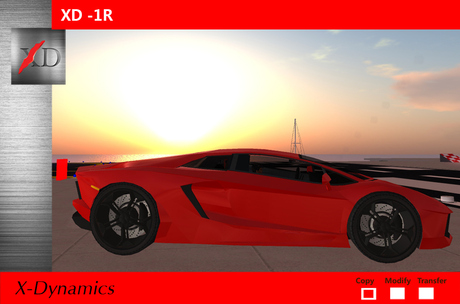 Second Life Marketplace - XD-1R Super Car -RED ONLY