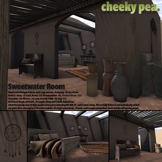 Second Life Marketplace - :CP: Sweetwater Room (PG)
