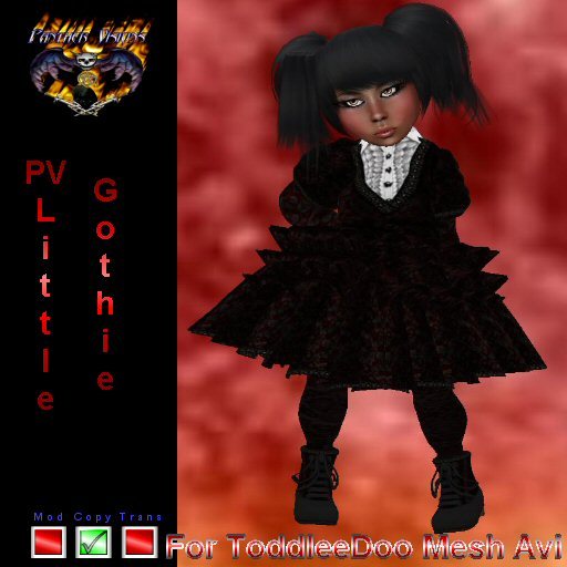 Second Life Marketplace - Little Gothie toddleedoo