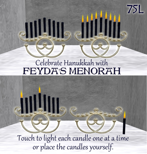 Second Life Marketplace - *FF* Feyda's Menorah